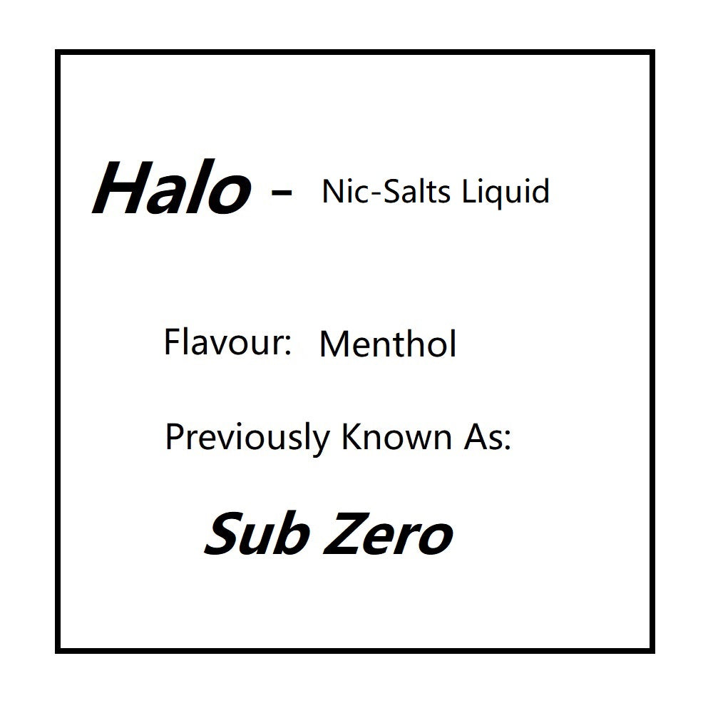 Halo SubZero Ultra Salts | Nic Salts NZ & Australia|$55 for 1-year Rx ...